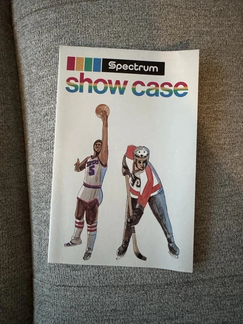 VINTAGE 1980’S PHILADELPHIA Spectrum Showcase Brochure Flyers 76ers $9. ...