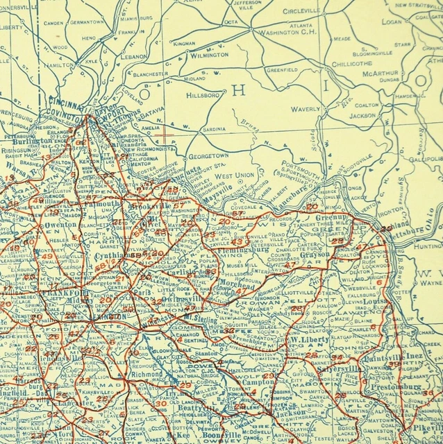 1920S Road Maps FOR SALE! - PicClick UK