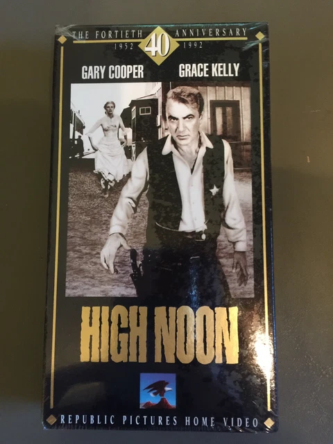HIGH NOON VHS Gary Cooper Grace Kelly neuve dans sa boîte scellée ...