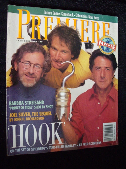 PREMIERE MAGAZINE:DECEMBER 1991:STEVEN Spielberg/Robin Williams/Halle ...