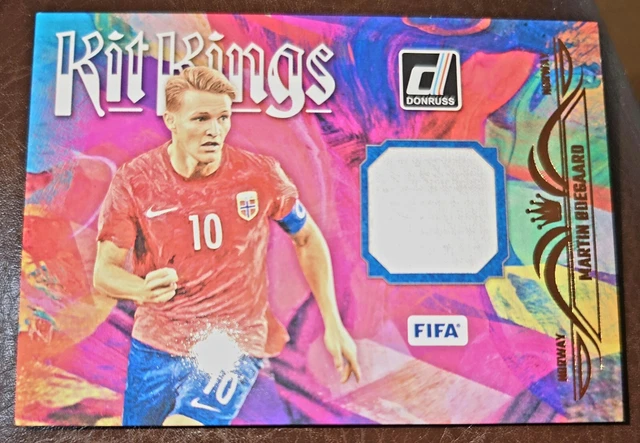 KIT MARTIN ODEGAARD Norvegia patch re SSP calcio Donruss 2023-24 EUR 31 ...