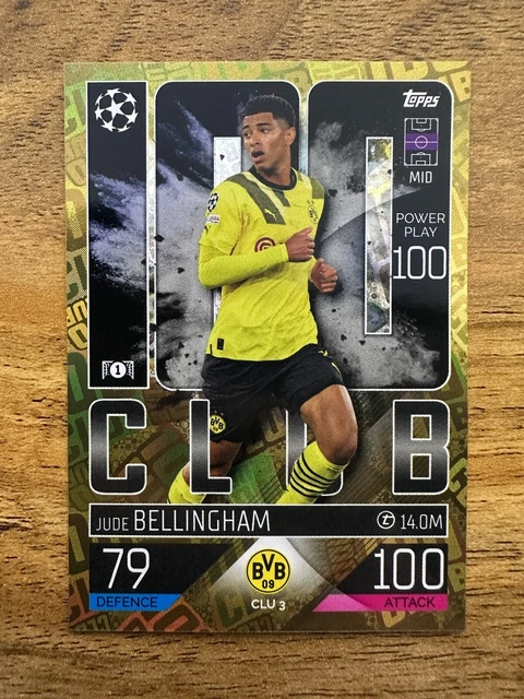 MATCH ATTAX EXTRA 2022/23 22/23 Jude Bellingham 100 Hundred Club No Clu ...