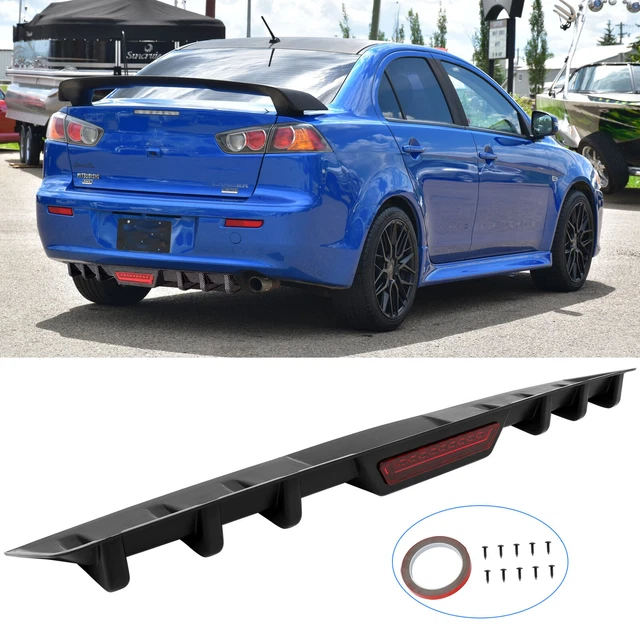 FOR MITSUBISHI LANCER CJ,CY,CF,CH,CG Sedan Rear Bumper Diffuser Spoiler ...
