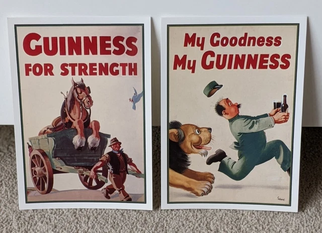 GUINNESS FOR STRENGTH & My Goodness, My Guinness Post Cards £1.99 ...