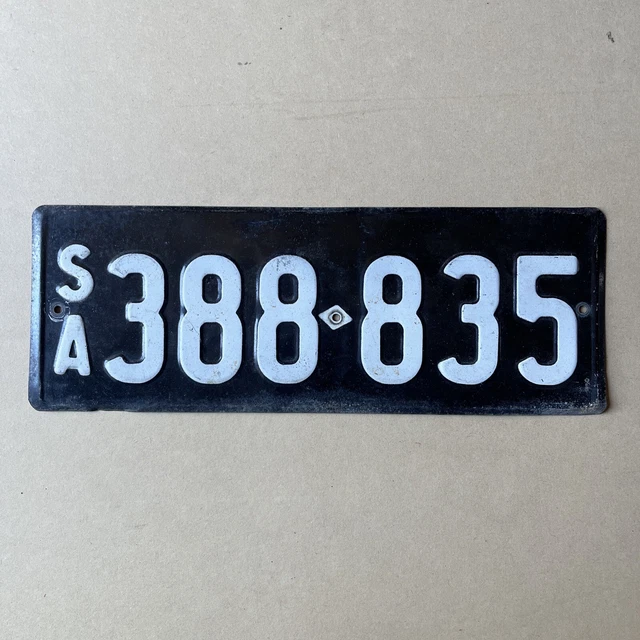 VINTAGE AUSTRALIAN PLATE - SA Collector’s Car Number Plate Sign $71.31 ...