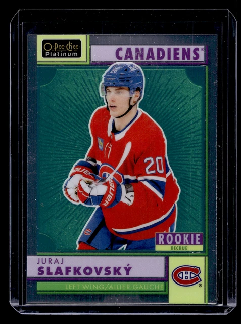 JURAJ SLAFKOVSKY #R-99 Rookie Card 2022-23 O-Pee-Chee Platinum Hockey ...