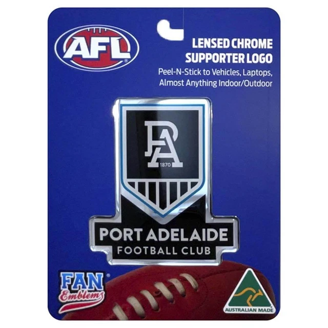 FAN EMBLEMS - AFL: Port Adelaide Logo Decal $14.40 - PicClick AU