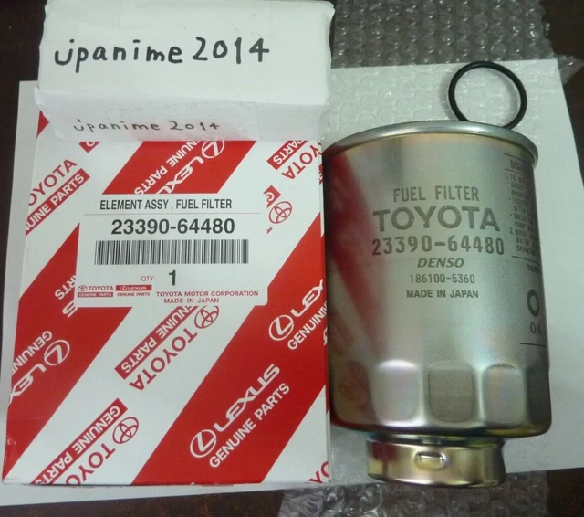 TOYOTA 23390-64480 DIESEL Fuel Filter Element 1HZ 2L 3L 5L 1KZTE 14B ...