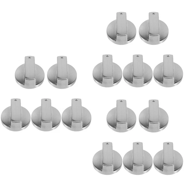 15 STÜCKE KÜCHENGASHERD Control Switch Knobs Edelstahl ...