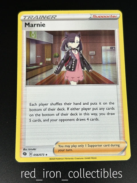 MARNIE 056/073 HOLO Rare Trainer Sword & Shield Champions Path Pokemon Card 2020 $1.99 - PicClick CA