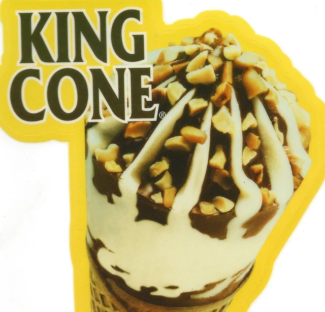 GOOD HUMOR KING CONE Sticker-Vintage Ice Cream Truck Decal £9.47 ...