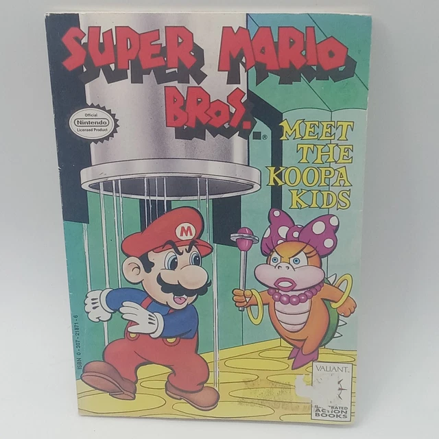SUPER MARIO BROS. Meet The Koopa Kids Valiant Illustrated Action Books ...