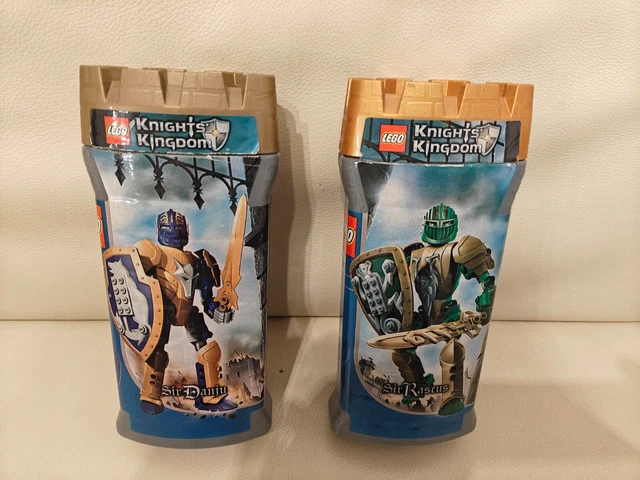 LEGO KNIGHTS KINGDOM 8791+8793 * Sir Danju+Sir Rascus *Komplett In Ovp ...