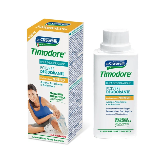 TIMODORE POUDRE DÉODORANTE au Gingembre Solution Parfaite pour les ...