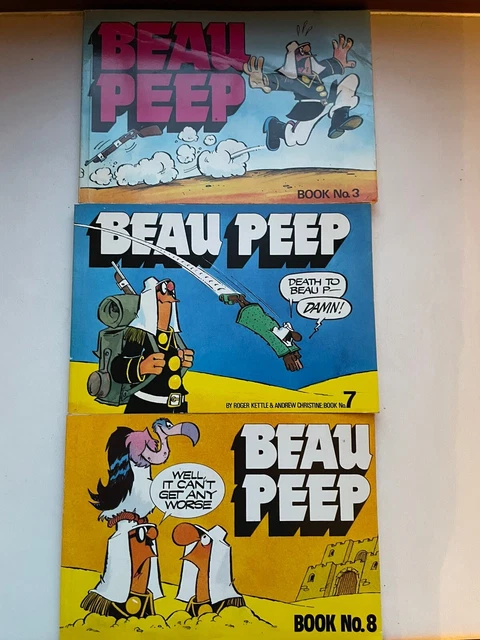 THREE VINTAGE BEAU Peep Cartoon Annuals: Daily Star 1980s - Pre Owned ...
