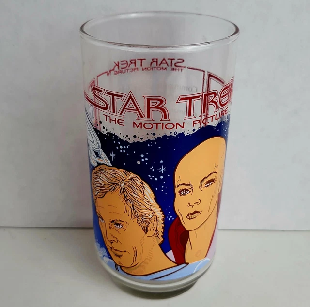 VINTAGE 1979 COCA Cola STAR TREK Glass Motion Picture Willard Decker Lt ...