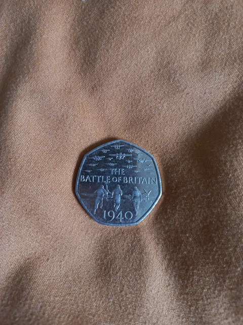 VERY RARE - The Battle of Britain 1940 50p Coin £104.72 - PicClick UK