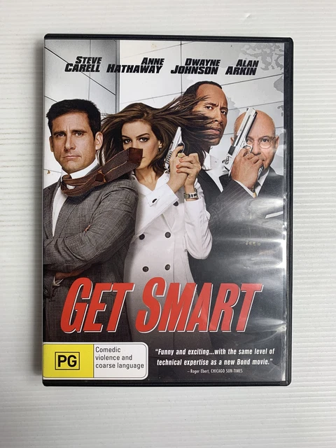 GET SMART STEVE Carell Anne Hathaway Dwayne Johnson DVD R4 $8.97 ...