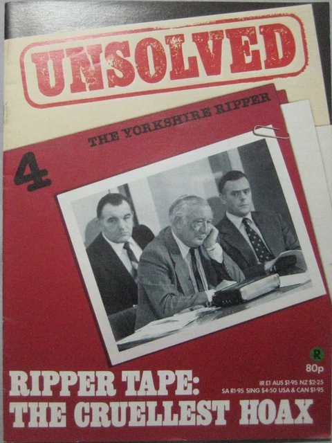UNSOLVED ORBIS MAGAZINE Issue 4 - Ripper Tape ; The Cruellest Hoax £6. ...
