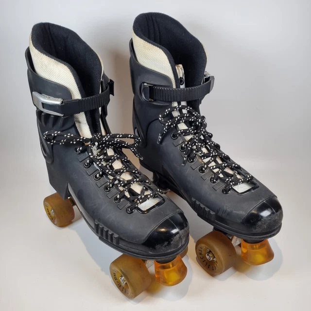 RAPTOR JUNIOR FIBERLITE Holy Sport Quad Roller Skates UK 11 Black ...
