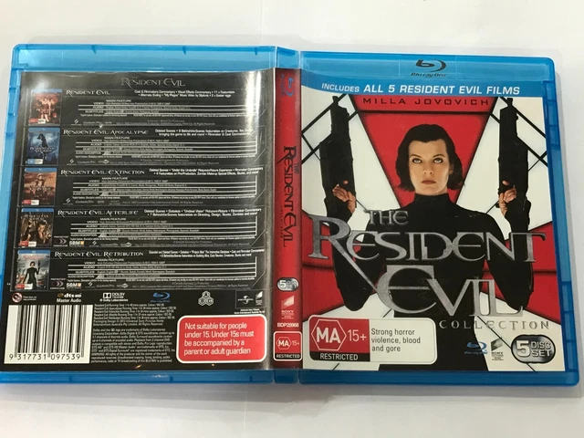 THE RESIDENT EVIL Collection (5-Disc Set) (Blu-Ray Disc , Ma 15+) $32. ...