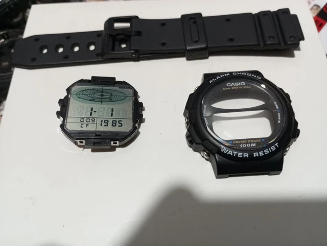 VINTAGE CASIO CGW-50 COSMO Phase NOS Modules + Case + Original Strap ...