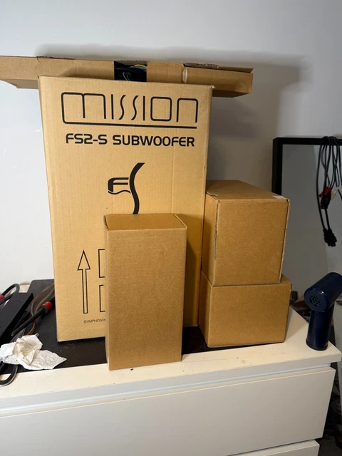 MISSION FS2-AV SPEAKER System - Boxed £90.00 - PicClick UK