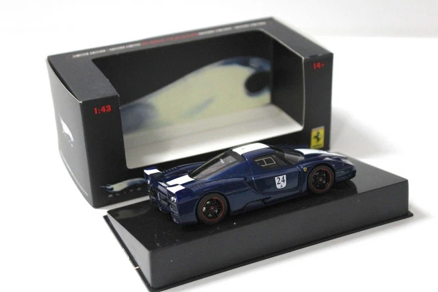 1:43 HOT WHEELS Elite Ferrari Fxx Dark Blue #24 EUR 32,32 - PicClick FR