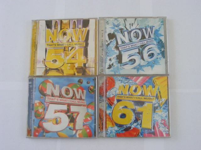 NOW THATS WHAT Call Music Cds 54,56,57,61 £21.48 - PicClick UK