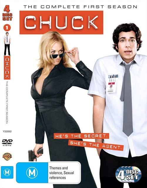 CHUCK : SEASON 1 (Box Set, DVD, 2007) BRAND NEW AND SEALED REGION 4 $12 ...