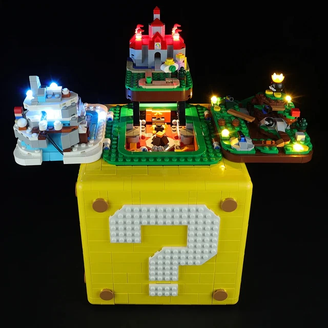 SUPER MARIO 64 Question Mark Block Model Compatible with 71395 Bricks ...