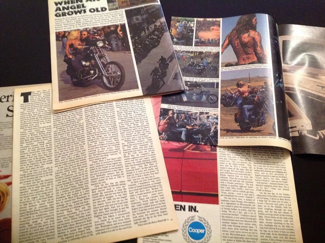 HELLS ANGELS ARTICLES 1983 Disbound Magazine $17.89 - PicClick CA