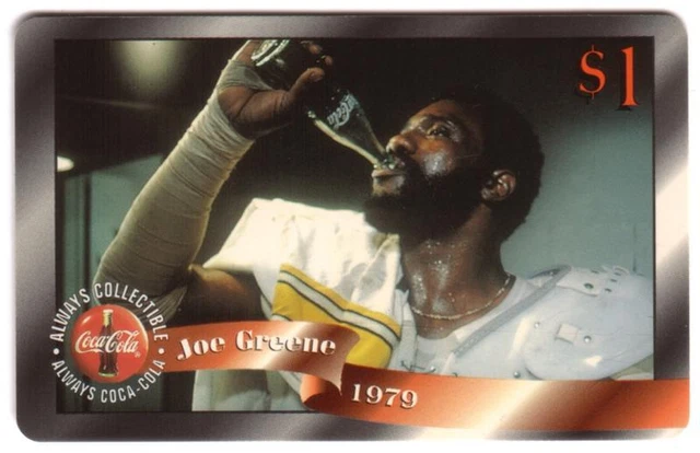 COCA-COLA '96 JOE Greene (1979) Coke Carte #1 De 48 Téléphone Carte EUR ...