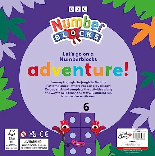 PATTERN PALACE: A Numberblocks Sticker Storybook (Numberblock Sticker ...