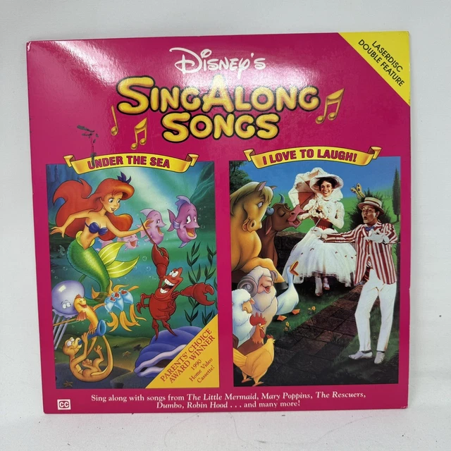 DISNEY SING ALONG Songs [ Laserdisc ] - Be Our Guest , Fun With Music £ ...
