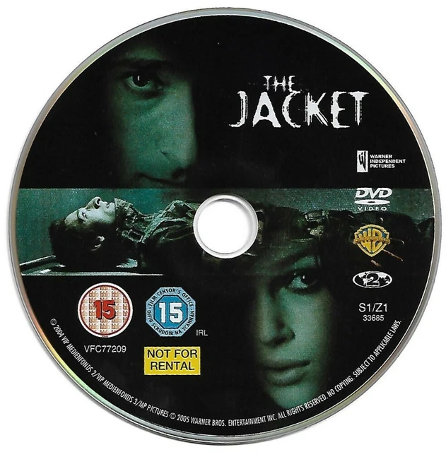THE JACKET (2005) DVD ONLY Keira Knightley, Adrien Brody, Kris ...