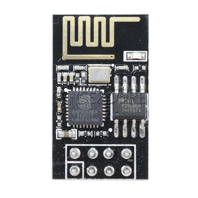 ESP8266 ESP-01S SERIAL WIFI Wireless Module +Breadboard Adapter PCB Breakout EUR 1,50 - PicClick DE