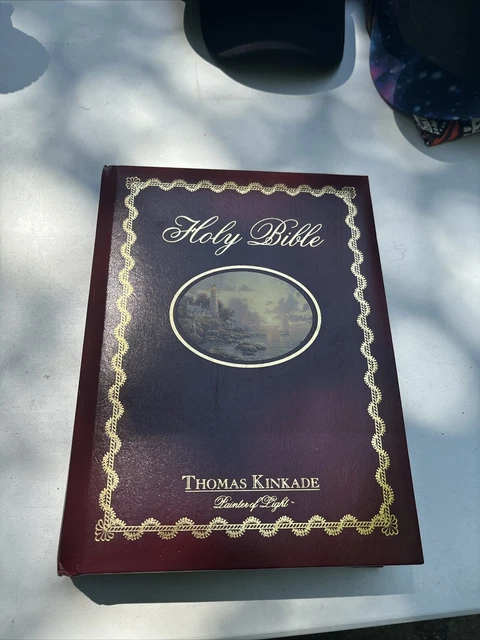 HOLY BIBLE THOMAS Kinkade New King James Version Painter of Light, NOS ...