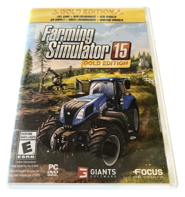 FARMING SIMULATOR 15 Gold Edition PC,DVD-ROM 2015 With Manual $29.97 ...