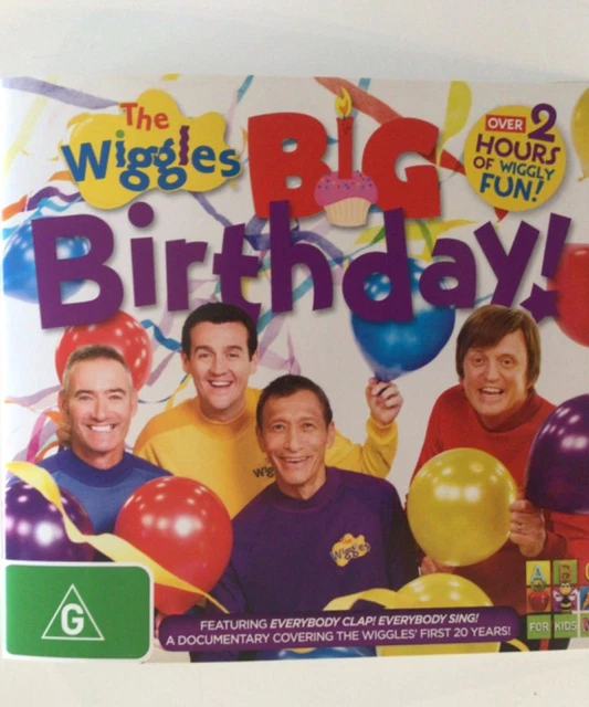 THE WIGGLES - Big Birthday (2011, DVD, Rg4) 35 Songs, Everybody Clap ...