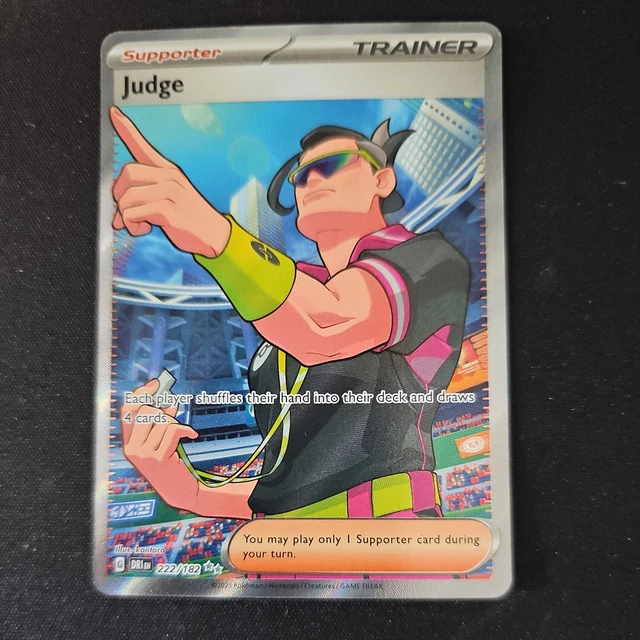 POKÉMON TCG JUDGE 222/182 Destined Rivals Trainer Card - Pack fresh £6. ...