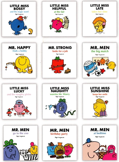 MR MEN LITTLE Miss New Library Series *New Sealed* Large Paperback ...