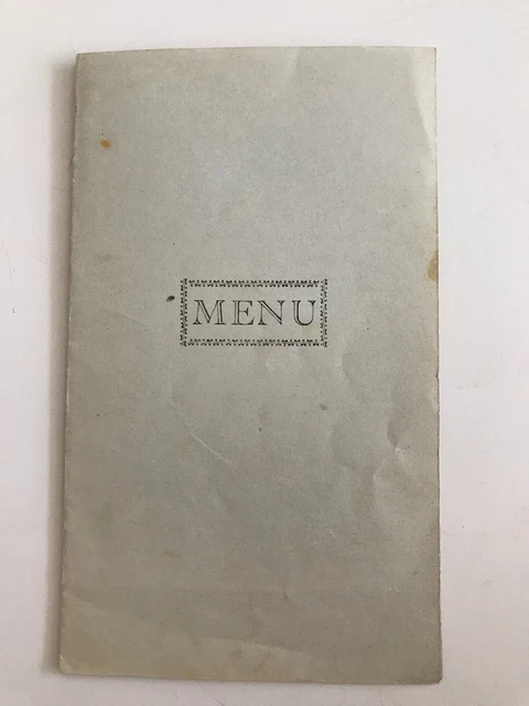 ANTIQUE MENU OF 9/4/1947 lunch and dinner £9.16 - PicClick UK