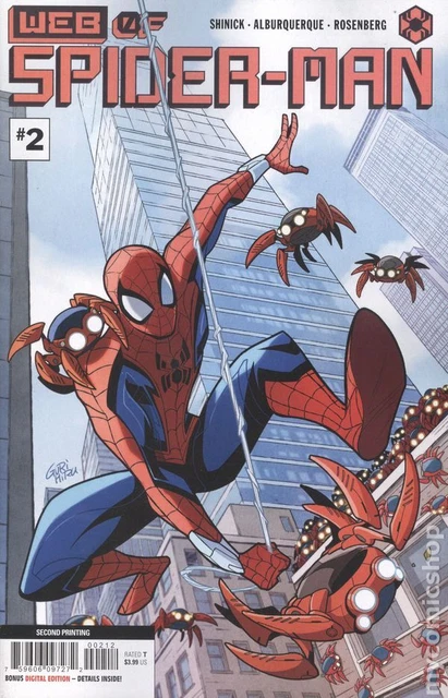 WEB OF SPIDER-MAN #2C Gurihiru Variant 2nd Printing NM 2021 Stock Image ...