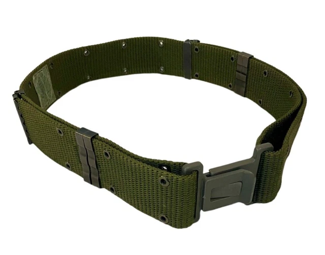 USGI MILITARY ALICE Pistol WEB Belt Army Utility Duty LC-2 LARGE Green ...