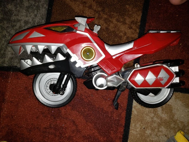 POWER RANGERS DINO Thunder Red Raptor Cycle 2000 Bandai Motorcycle Bike $16.82 - PicClick CA