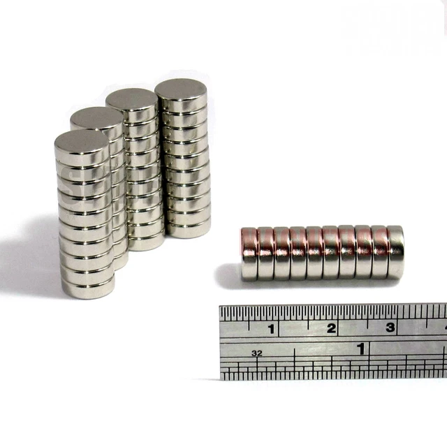 10 VERY STRONG Neodymium Magnets 10x3 mm Magnets For Crafts 10mm ...