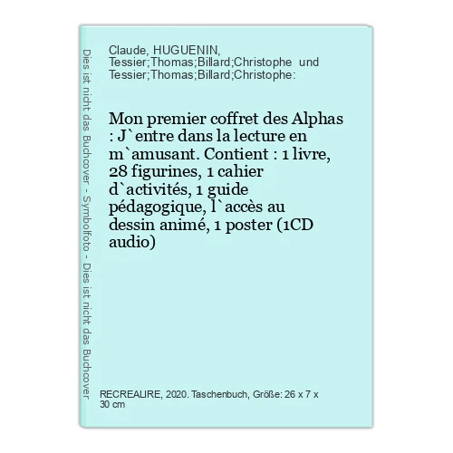 MON PREMIER COFFRET des Alphas : J`entre dans la lecture en m`amusant ...
