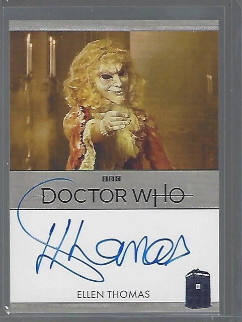 DOCTOR WHO SERIES 1-4 Ellen Thomas (BORDERED) Autograph/Autograph £11. ...