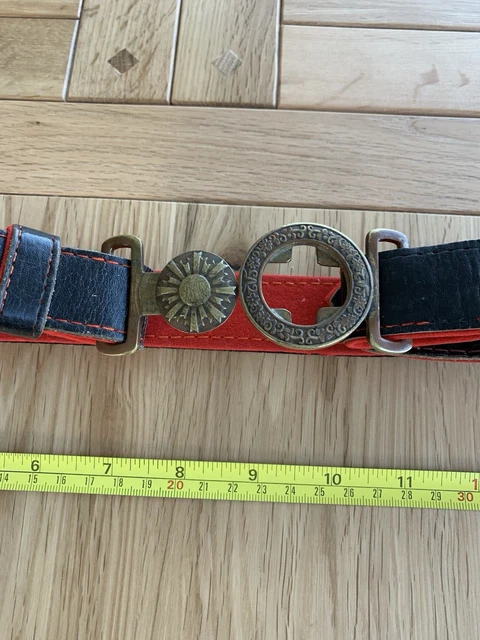 ORIGINAL LEATHER WW2 Imperial Japanese Army Gunto Sword Belt With 1 ...